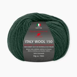 Italy Wool 150 von Pro Lana, Dunkelgr&uuml;n, aus Schurwolle