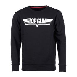 Top Gun Sweatshirt Herren Gr&ouml;&szlig;e M schwarz / wei&szlig;