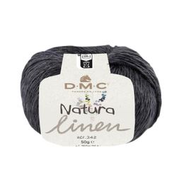 Natura Linen von DMC, Schwarzgrau, aus Leinen