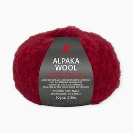 Alpaka Wool von Pro Lana, Kirsche meliert, aus Wolle