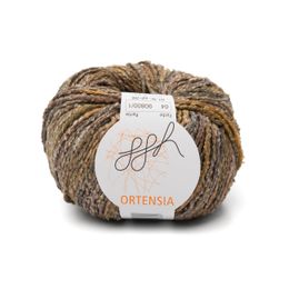 Ortensia von ggh, Kakao/Safran/Khaki, aus Baumwolle