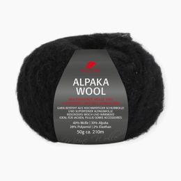 Alpaka Wool von Pro Lana, Schwarz, aus Wolle