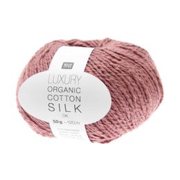 Luxury Organic Cotton Silk dk von Rico Design, Beere, aus Baumwolle