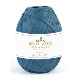 Eco Vita Raffia von DMC, Blau, aus Holzfaser