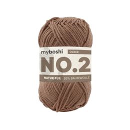 No. 2 von myboshi, Ocker, aus Baumwolle