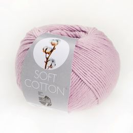 Soft Cotton von Lana Grossa, Rosa, aus Baumwolle