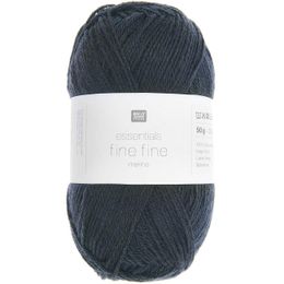 Essentials Fine Fine Merino von Rico Design, Marine, aus Schurwolle