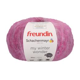 my winter wonder von freundin x Schachenmayr, Lipstick Color, aus Mohair