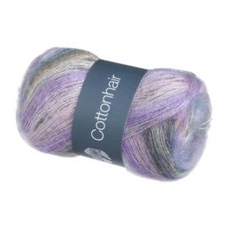 Cottonhair von Lana Grossa, Ocker/Grau/Lila/Ros&eacute;/Jeansblau, aus Mohair