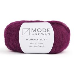 Mohair Soft von Mode at ROWAN, Wine, aus Mohair