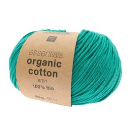 Essentials Organic Cotton aran von Rico Design, Aqua, aus Baumwolle