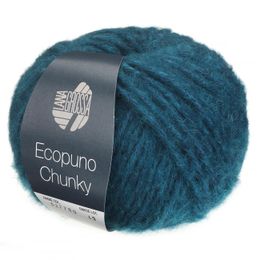 Ecopuno Chunky von Lana Grossa, Dunkelpetrol, aus Baumwolle