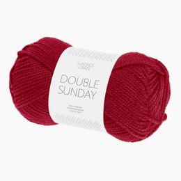 Double Sunday von Sandnes Garn, Tiefrot, aus Wolle