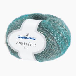 Aparta-Print von Junghans-Wolle, Gr&uuml;n, aus Mohair