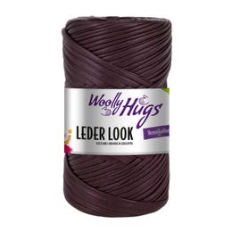 Leder Look von Woolly Hugs, Burgund, aus Polyester