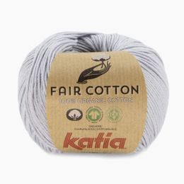 Fair Cotton von Katia, Perlhellgrau, aus Baumwolle