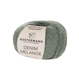 Denim Melange von Austermann , Khaki, aus Baumwolle