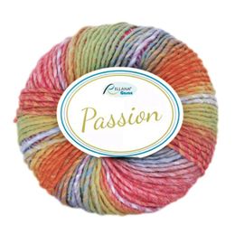 Passion von Rellana Garne, Multicolor, aus Schurwolle