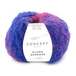 Pluma Degrad&eacute; von Katia, Fuchsia/Petrol, aus Baumwolle