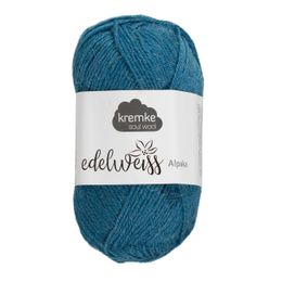 Kremke Soul Wool Sockenwolle Edelweiss Alpaka 4-fach von Kremke Soul Wool, Blaugrau, aus Schurwolle
