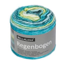 Regenbogen von BellaLana , Gelb/Blau, aus Polyester