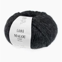 Malou Light von Lang Yarns, Anthrazit, aus Alpaka