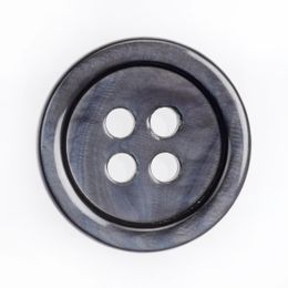 Klassischer Perlmuttknopf, 1 St&uuml;ck, &Oslash; 15 mm