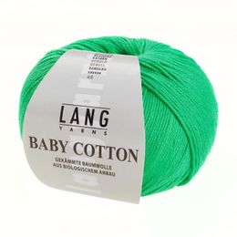 Baby Cotton von Lang Yarns, Apfelgr&uuml;n, aus Baumwolle