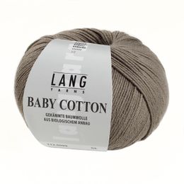 Baby Cotton von Lang Yarns, Schlamm, aus Baumwolle