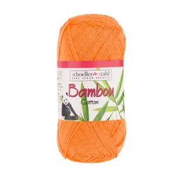 Bambou Cotton von Schoeller+Stahl, Orange, aus Viskose