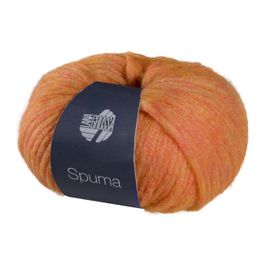 Spuma von Lana Grossa, Orangegelb, aus Schurwolle