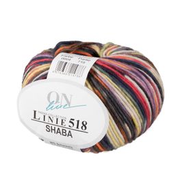 Linie 518 Shaba von ONline, Orange/Gelb/Lila/Rot/Blau/Creme, aus Schurwolle
