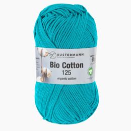 Bio Cotton 125 von Austermann , Lagune, aus Baumwolle
