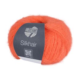 Silkhair von Lana Grossa, Lachsorange, aus Mohair