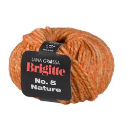 Brigitte No. 5 von Lana Grossa, Orange/Karamell meliert, aus Schurwolle