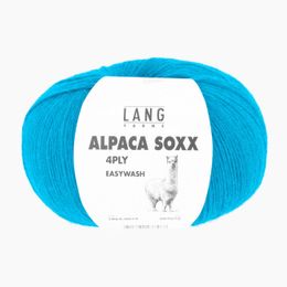 Sockenwolle Alpaca Soxx 4-fach von Lang Yarns, T&uuml;rkis, aus Alpaka