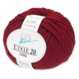Linie 20 Cora Uni von ONline, Weinrot, aus Schurwolle