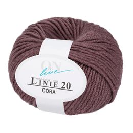 Linie 20 Cora Uni von ONline, Mauve, aus Schurwolle