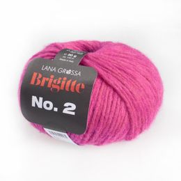 Brigitte No. 2 von Lana Grossa, Neonpink, aus Alpaka