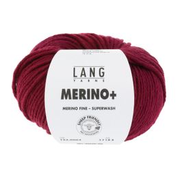 Merino+ von Lang Yarns, Dunkelrot, aus Schurwolle