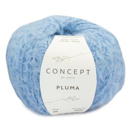 Pluma von Katia, Mittelblau, aus Baumwolle