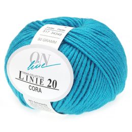Linie 20 Cora Uni von ONline, T&uuml;rkis, aus Schurwolle