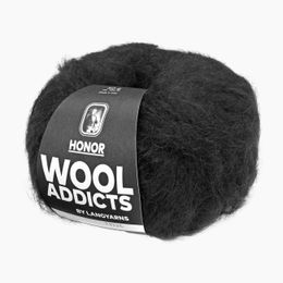 Honor von WOOLADDICTS by Lang Yarns, Schwarz, aus Alpaka
