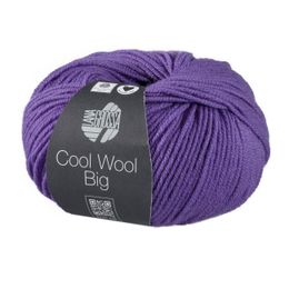 Cool Wool Big von Lana Grossa, Violett, aus Schurwolle