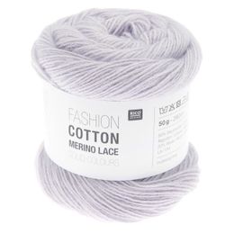 Fashion Cotton Merino Lace - Solid Colours von Rico Design, Flieder, aus Baumwolle