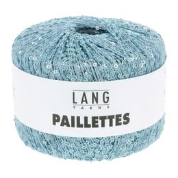 Paillettes von Lang Yarns, Hellblau, aus Polyamid