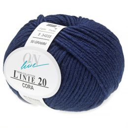 Linie 20 Cora Uni von ONline, Marine, aus Schurwolle