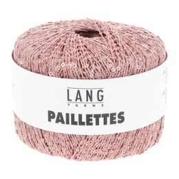 Paillettes von Lang Yarns, Rosa, aus Polyamid