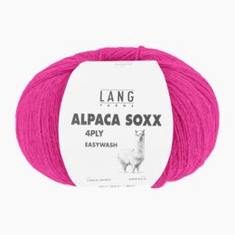 Sockenwolle Alpaca Soxx 4-fach von Lang Yarns, Pink, aus Alpaka