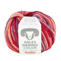 Arles Merino Color von Katia, Violett/Weinrot, aus Wolle